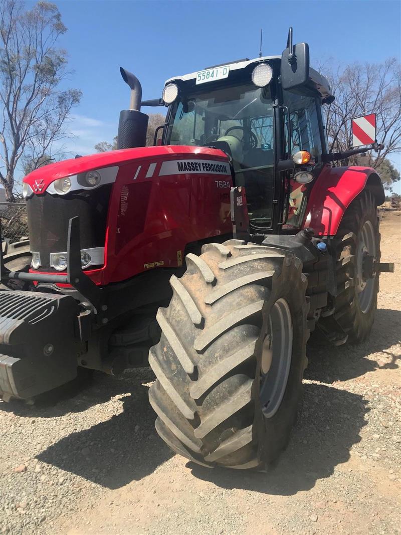 Massey Ferguson 7624 D6 tractor, Tractors Massey Ferguson VIC | Power ...